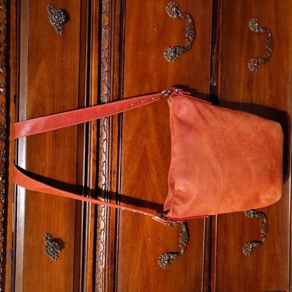 Coach | Bags | Vintage Coach 986 Red Legacy Soho Bucket Leather ...